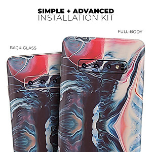 DesignSkinz Liquid Abstract Paint Remix V23 Protective Vinyl Decal Wrap Skin Cover Compatible with The Samsung Galaxy S20 (Screen Trim & Back Glass Skin)