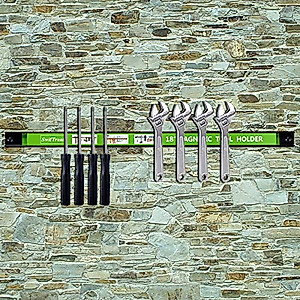 Magnetic Tool Holder 18 Inch 8 Pack Heavy Duty Magnet Tool Bar Strip Rack Wall Mount Green¡­