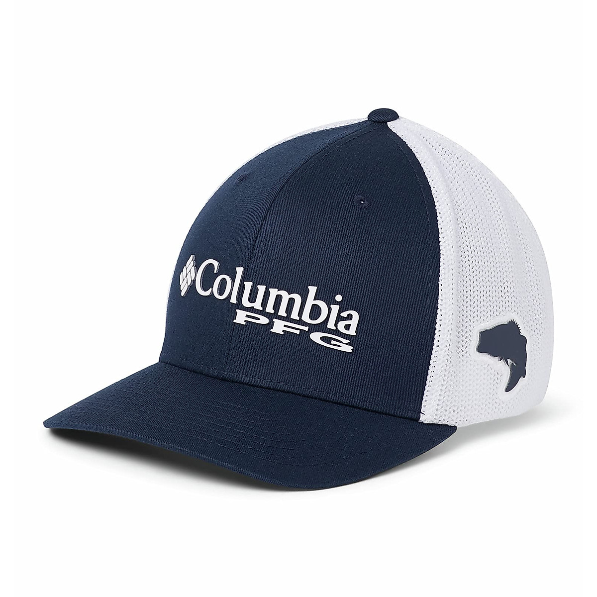 Columbia Unisex PFG Mesh Ball Cap, Collegiate Navy, S/M