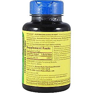 Vit E 1000 IU DI-Alpha - 60 softgels,(Nature Made)