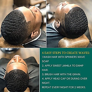 Xotics by Curtis Smith – Sweet Jamila Hair & Body Shea Glaze 4oz - Organic 360 Wave Pomade for Men Women Strong Hold, Natural Wave Grease Shea Butter Cream, Hair & Body Moisturizer