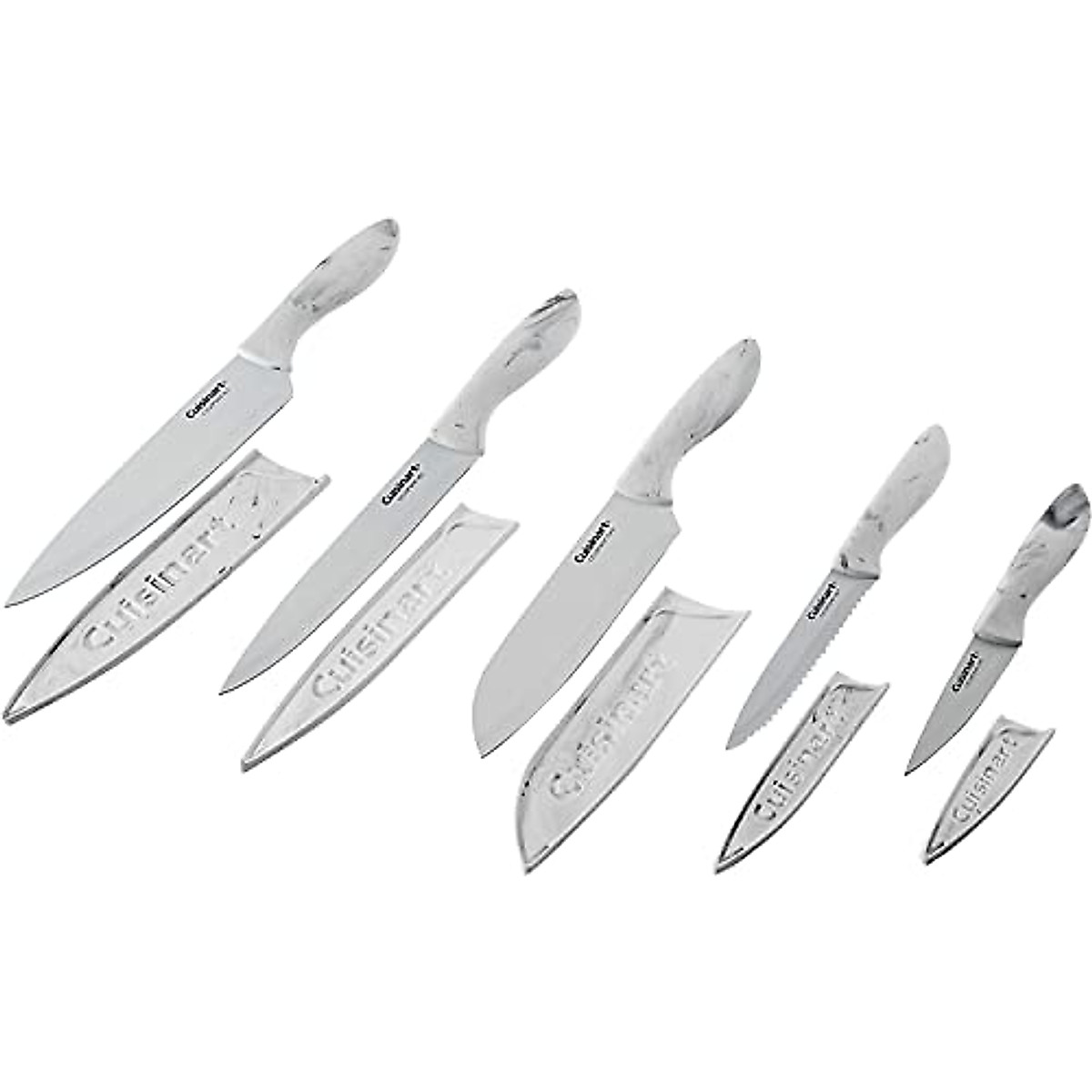Cuisinart C55-10PWM Advantage-Cutlery-Set, 10-Piece, Faux Marble