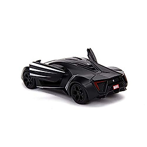 Jada Toys Metals Die-Cast Avengers W Motors Lykan HyperSport, 1:32 Scale Die-Cast Vehicle Black (JA30302)
