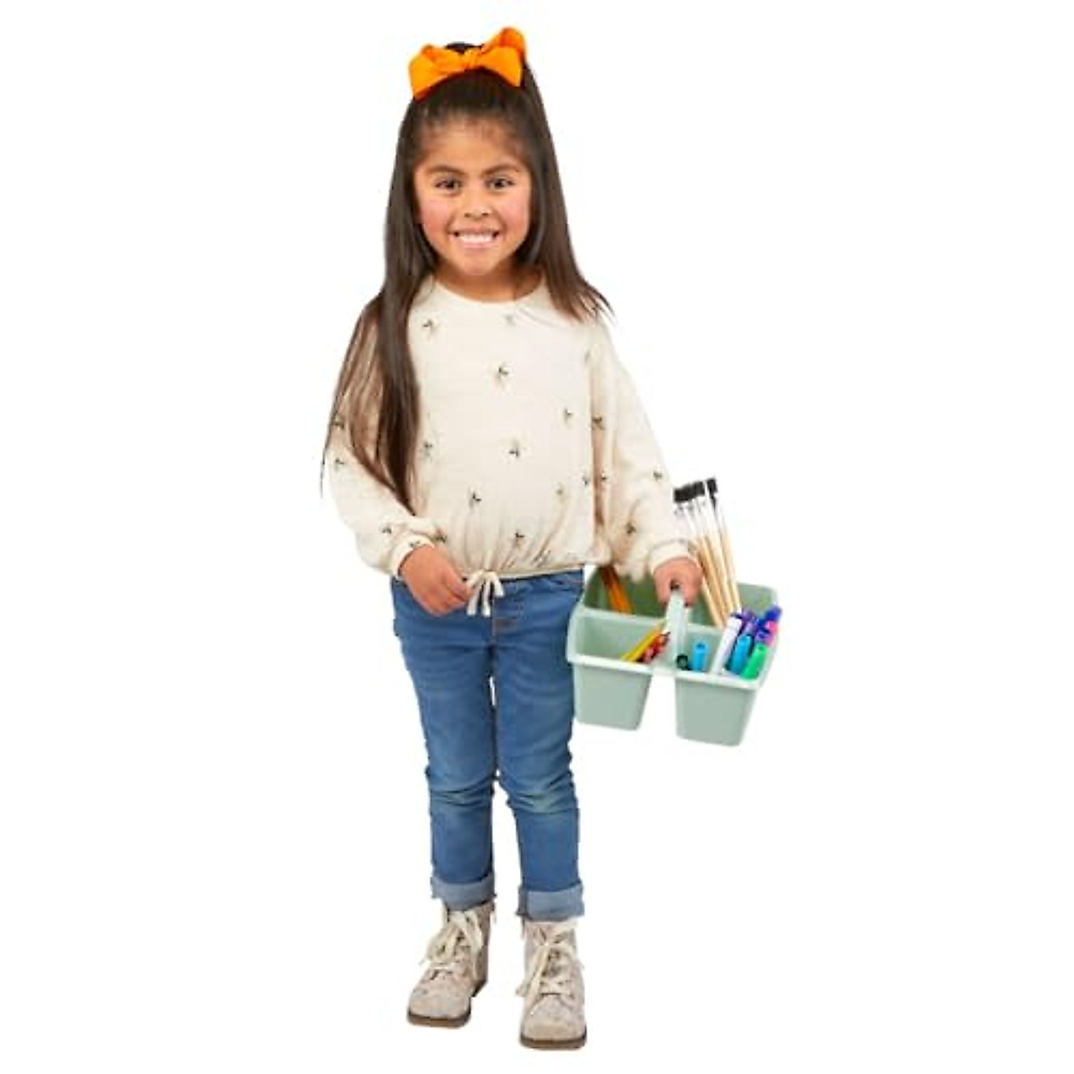 Really Good Stuff Four Equal Compartment Caddies - BOHO, 6 Pack