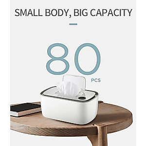 Baby Wipe Warmer and Baby Wet Wipes Dispenser, Diaper Wipe Warmer with Large Capacity, Quick Heating System, LED Display for Accurate Temperature Setting