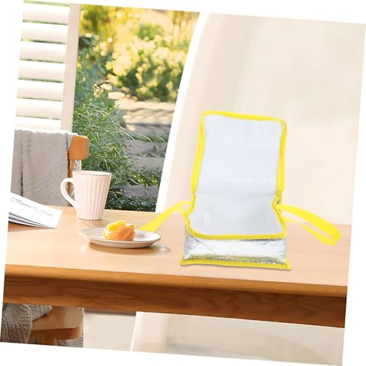 10pcs Pizza Cooler Bag Insulated Bag Pizza Bags for Large Insulated Cooler Bag Insulated Cake Carrier Insulated Pizza Bag Cake Insulation Bag Pizza Tray Bag Plastic Yellow OSOLADY