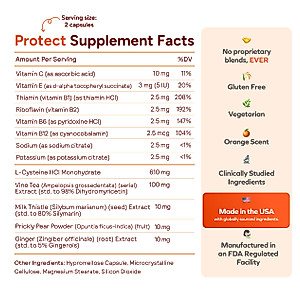 Cheers Liver Combo | Restore + Protect | Support Your Liver & Feel Better After Drinking | DHM, L-Cysteine, Milk Thistle, Prickly Pear, B-Vitamins | 12 Doses Restore, 30 Doses Protect | Supplements