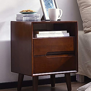 ZHAOLEI All Solid Wood Bedside Cabinet Minimalist Bedside Cabinet, Bedroom Minimalist Locker