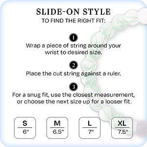 Lokai Silicone Beaded Bracelet for Women & Men, Botanical Palm - Small, 6 Inch Circumference - Silicone Jewelry Fashion Bracelet Slides-On for Comfortable Fit