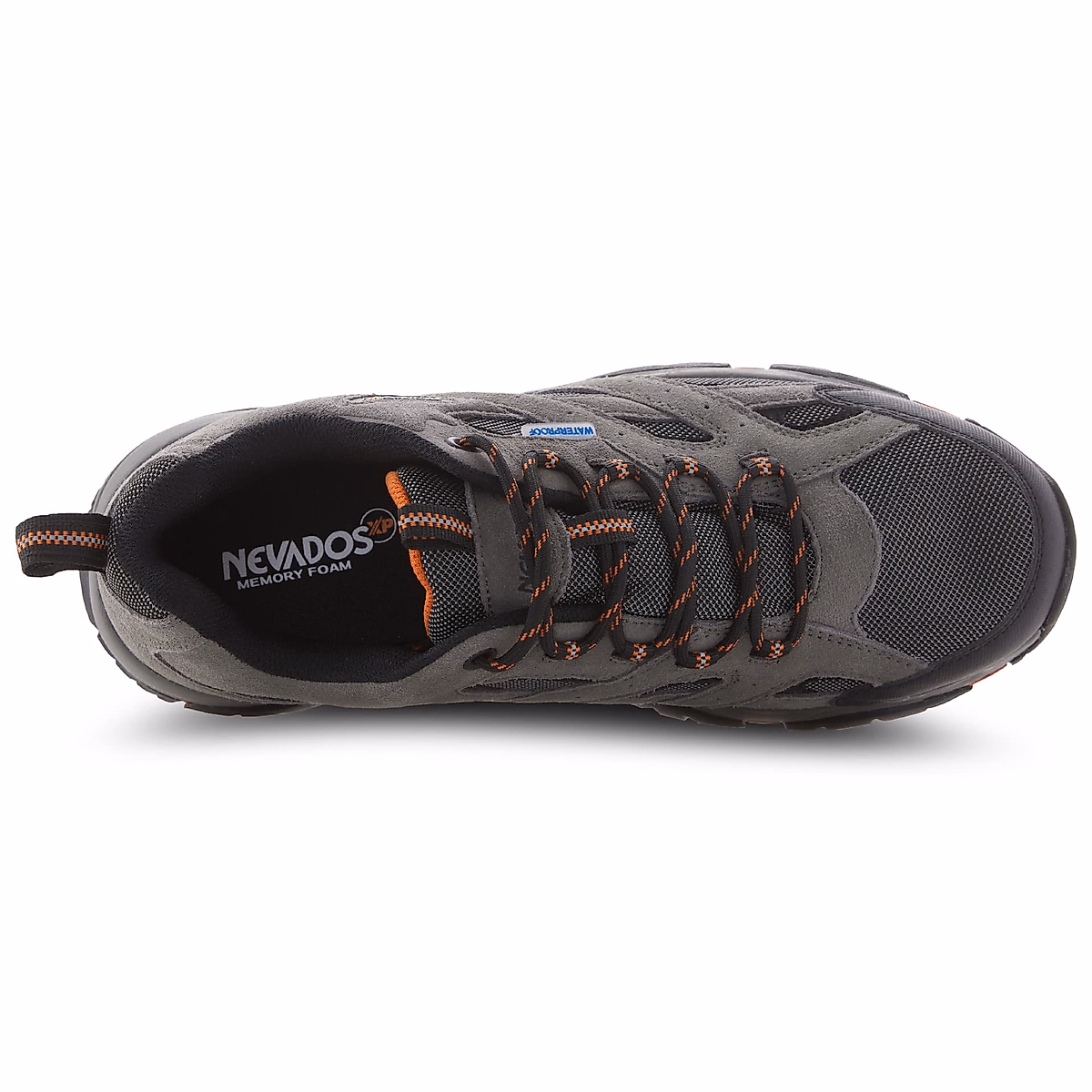 Nevados XP Men's Boomerang II Low Waterproof Hiking Boots | Lightweight for Trail, Walking, Summer Outdoors | Comfortable w/Memory Foam | Rugged Carbon Rubber Sole