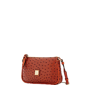 Dooney & Bourke Handbag, Ostrich Lexi Crossbody - Cognac