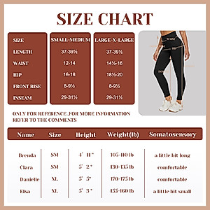 QGGQDD 3 Pack Black High Waisted Leggings for Women - Soft Workout Yoga Athletic Leggings