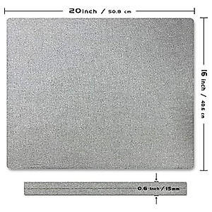 Heat Press Mat 16" x 20" for Easypress Both Sides Applicable - Mat for Heat Press Machines and HTV and Iron On Projects