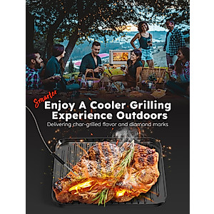 Nuwave Bravo XL Pro Air Fryer Toaster Oven with Grill Combo, 2024 New Ultra-Fast Convection System, 35% Crispier, 2X More Even, 142 Presets, 50-500F, Smarter Probe, PFAS Free, 30QT, Stainless Steel