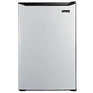 4.5 cu. ft. Mini Fridge with True Freezer in Stainless Look