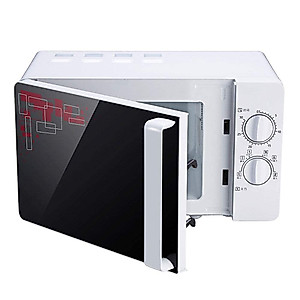 Solo Manual Microwave with No Rust Interior for Easy Cleaning, Soft Touch Housing and Matt Finish, Auto Defrost, Cotton White, 20 Litre with 6 Power Levels, 800 W