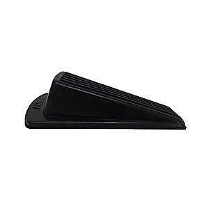 Shepherd Hardware 8934E 8934 Heavy Duty Rubber, Black, 2 Pack Door Wedge, 2-Pack
