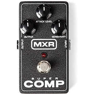 Briskdrop MXR M132 Super Comp Compressor Bundle with 2 MXR Patch Cables and Dunlop Pick Pack