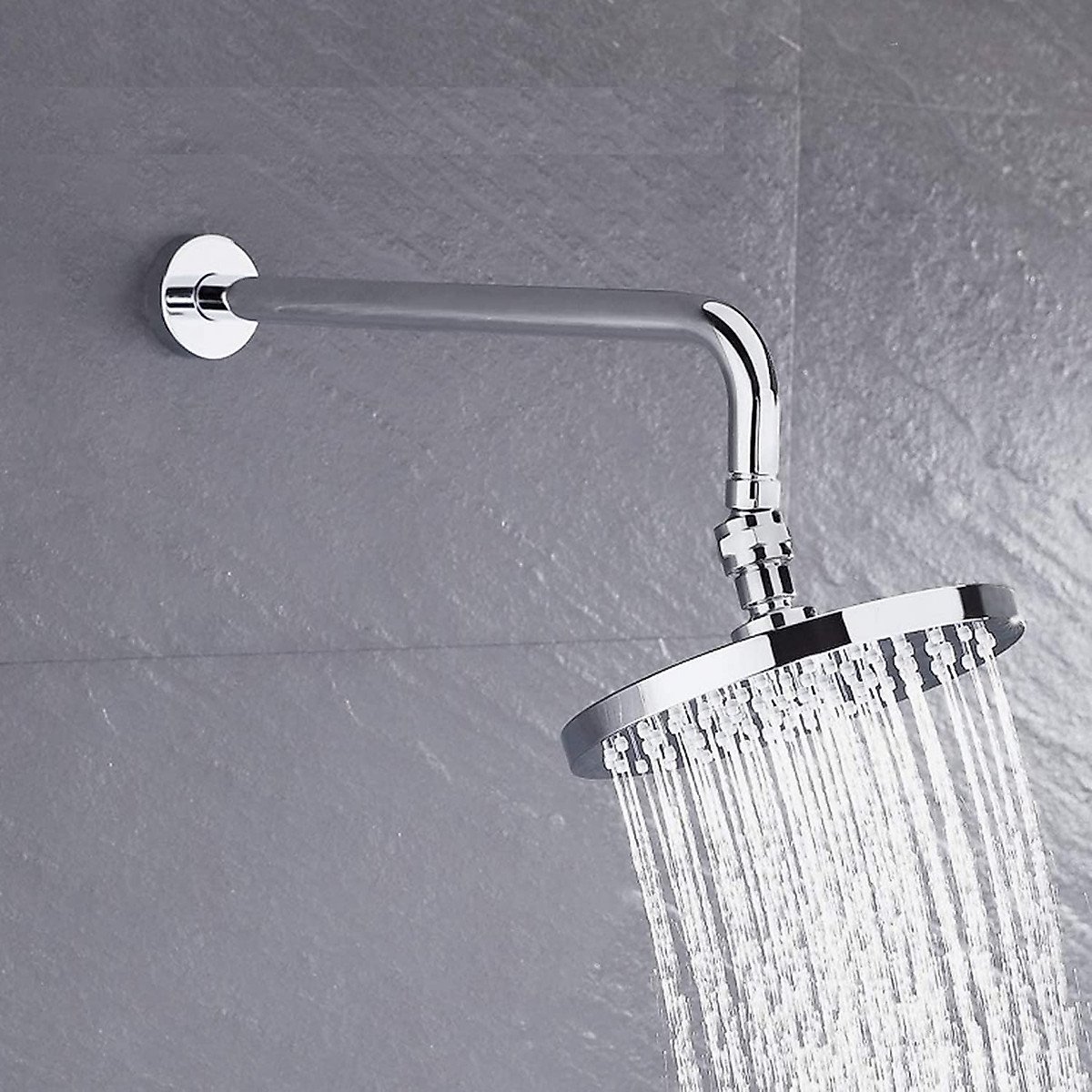 BENLIUDH Shower Connector Ball Joint, Chrome Shower Head Swivel Ball Adapter Adjustable Shower Parts Universal Connector Joint (052005)