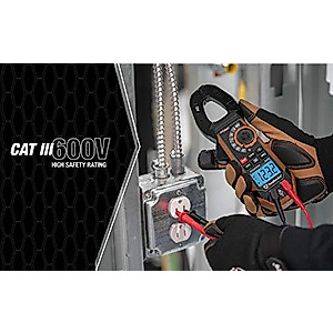 Southwire - 65031640 CLAMP METER; 400A AC/DC 21530T;Black/Brown