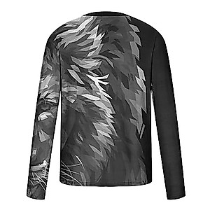 Prime Deals of The Day Today Only Card Men's Graphic Tees Long Sleeve Urban Personalized Skull Shirts Novelty 3D T Shirts Fashion Streetwear Clothes My Orders Placed