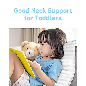 Toddler Pillow,13 x 18 Toddler Pillows for Sleeping,Machine Washable Kids Pillow, Perfect for Travel,Toddlers Cot(Not Included Pillowcase)