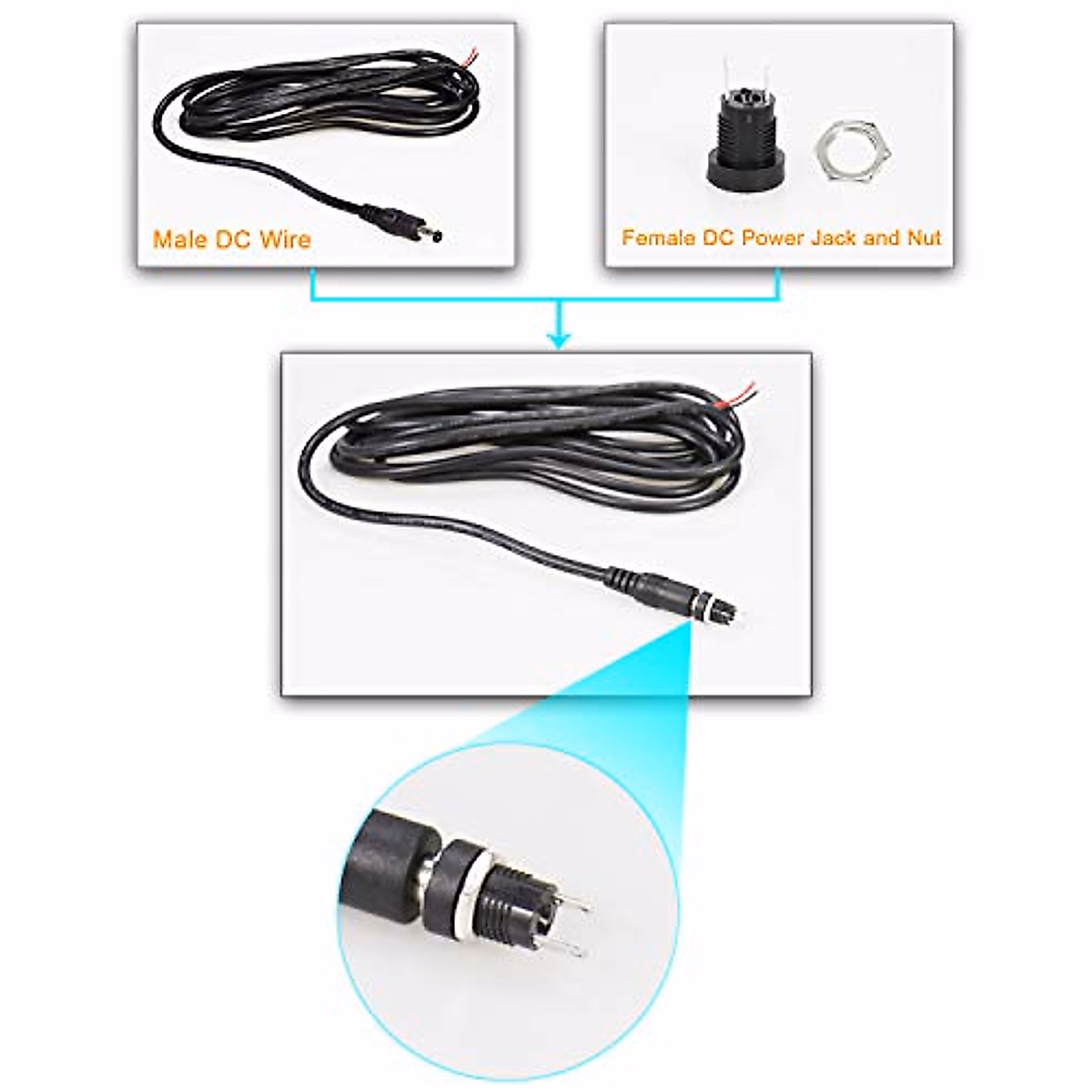 Seagenck RV Led Awning Party Light, Led Awning Strip Light for Camper Motorhome Travel Trailer Concession Stands Food Trucks, Light Up Canopy Area for BBQ Play Cards, 5m(16.4ft), Dc 12v, Red