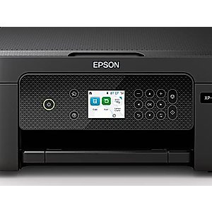 Epson Expression Home XP-4205 All-in-One Wireless Color Inkjet Printer, Black - Print Copy Scan - 2.4" Color LCD, 10.0 ppm, 5760 x 1440 dpi, Auto 2-Sided Printing, Voice Activated