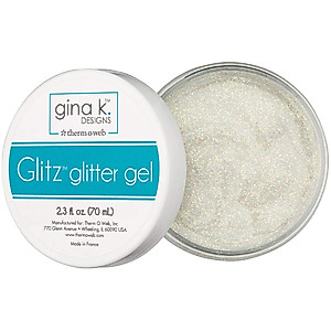 Gina K Designs - Glitz Glitter Gel - Iridescent and Lovely Lavender with Spatula - 3 Items