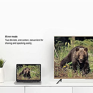 4K/1080P Wireless HDMI Display Dongle Adapter, 2.4G/5G Dual Band Adapter Receiver, Screen Mirroring Miracast Dongle, Compatible for Android/iOS/Windows to TV Monitor Projector