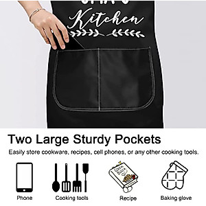 Welcome to Oma’s Kitchen Oma Grandma Gift Grandma Apron With Pocket Grandma Baking Cooking Apron (OMA'S kitchen)