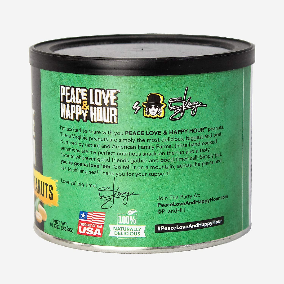 Jalapeno Premium Virginia Peanuts, 10 oz can