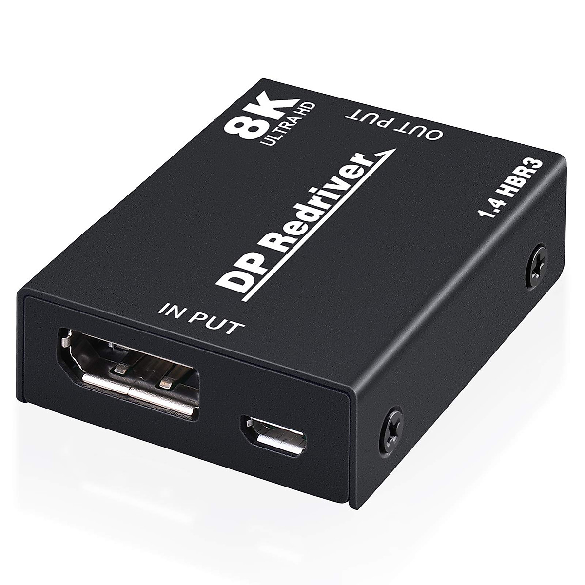 8K@60hz DisplayPort Extender - CJX DisplayPort to DisplayPort 1.4 Repeater Signal Booster DP Amplifier Supports Full HD 3D for Oculus Rift S, HTC Vive Pro, Valve Index, Gaming Monitor, Projector