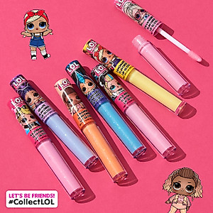 L.O.L Surprise! 14pc Lip Gloss for Girls, Lol Lip Gloss Set Value Pack, 14 Assorted Fruit Flavored Lip Glosses, Non Toxic, Kid Friendly, Party Favors, Gift For Kids
