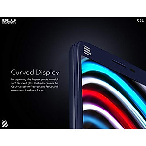 BLU C5L Android Cell Phone 5'' 16GB Memory Factory Unlocked 5.0'' Display -Black
