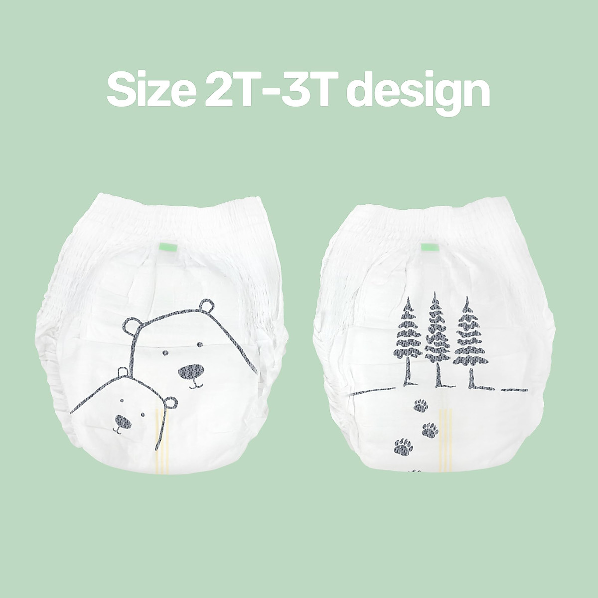 Parasol Clear+Dry Natural Disposable Diaper Pants