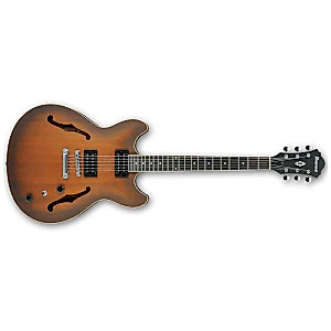 Ibanez AS53TF Electric Guitar, Trans Finish Brown