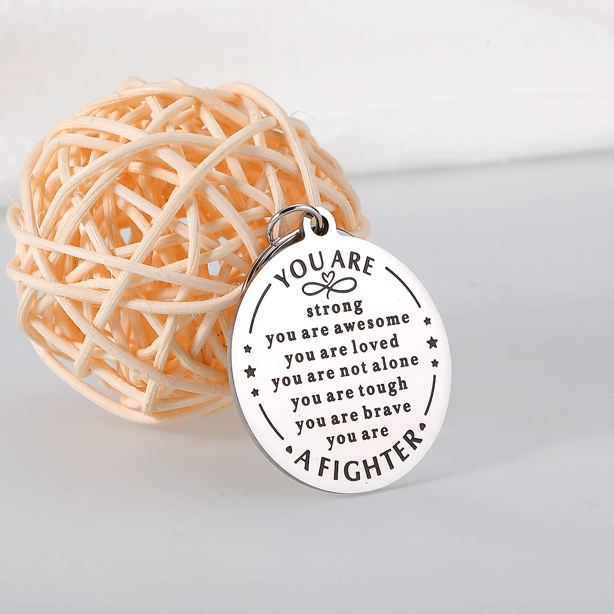 Cancer Care Gifts for Women, Breast Cancer Gifts for Woman, Breast Cancer Survivor Gifts, Keychain Gift for Cancer Patients Female, Get Well Soon Gifts After Surgery Christmas Gif for Women Men Friend