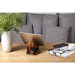 Rascally Red Panda Multi-Functional Desktop Organizer | Cell Phone Stand | Tablet Stand | Eyeglass Holder | Sunglass Holder | Piggy Bank | Desk Pet | Unique Gift