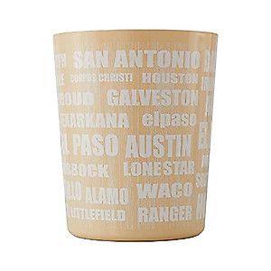 SKL Home State of Texas Wastebasket, Multicolored