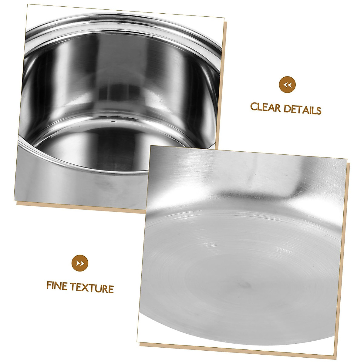 Ciieeo Small Hot Pot Liner Stainless Steel Cookware Rice Maker Pan Nonstick Cookware Rice Inner Tank Rice Cooker Pressure Pot Rice Cooking Pan Induction Hops Individual