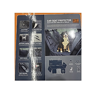 YES PETS Car Seat Protector Waterproof 4-Layer Protection Back Seat Cover All VECHICLES Plus Storage Bag and Safety Resistance