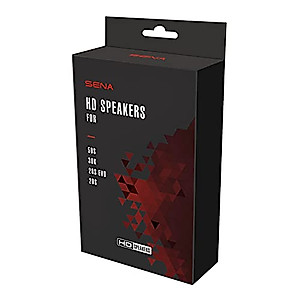 Sena - SC-A0325 High Definition Speakers, Improved Bass and Clarity | Fits 20S EVO and 30K | Upgraded (Black, One Size)