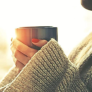 Holstein Housewares 5 Cup Coffee Maker, Black with Stainless Steel - User Friendly One-Touch Operation