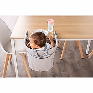 Regalo Easy Diner Hook-On High Chair, Includes Storage Pocket, Rubber Bumpers to Protect Surfaces, and Fast Compact Foldable Design for Home and Travel Use