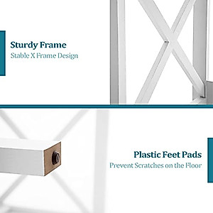 VredHom White Office Computer Desk with Drawers - Small Writing Desk, 39 Inch for Home and Office Use - Organize Your Workspace with Style.