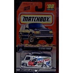 Matchbox 1999-98 of 100 Series 20 on the Road Again Tv News Truck 1:64 Scale