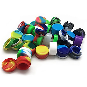 vitakiwi 5ML Wax Silicone Containers Concentrate Jars Non-stick (15)