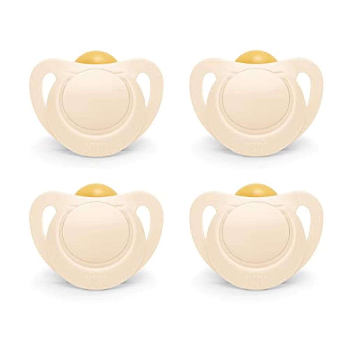 NUK for Nature™ Natural Rubber Pacifier, 4-Pack, Neutral, 0-6M