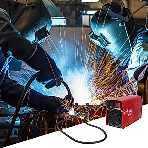 TEHAUX 1 Set Portable 110V Mini Electric Welding Machine IGBT DC Inverter Stick Welder